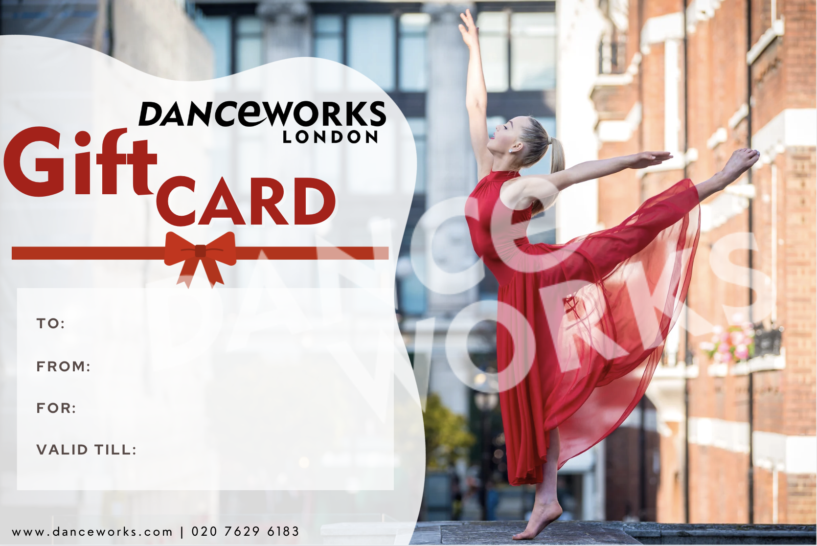 Gift Cards - Danceworks Gift Cards make the perfect present ...
