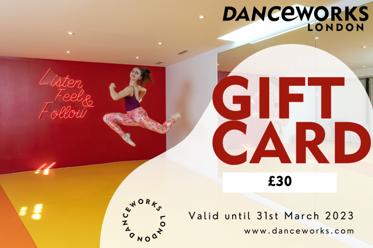 Gift Cards - Danceworks Gift Cards make the perfect present ...